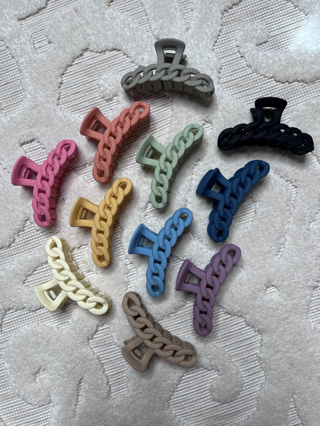 THICK CHAIN CLAW – Peony and Poppy